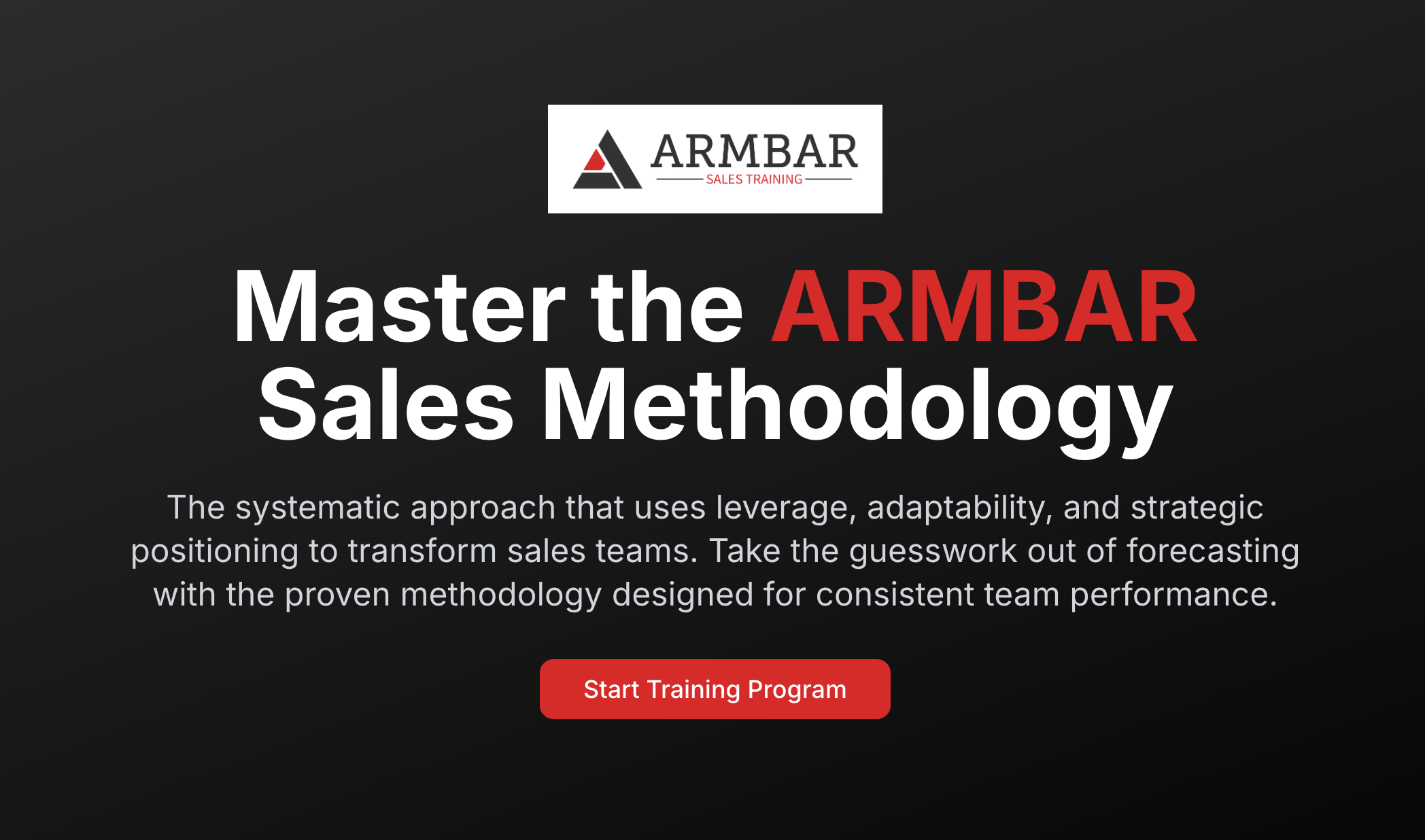 ARMBAR® Sales Training - Master the Leverage Blueprint Sales ...
